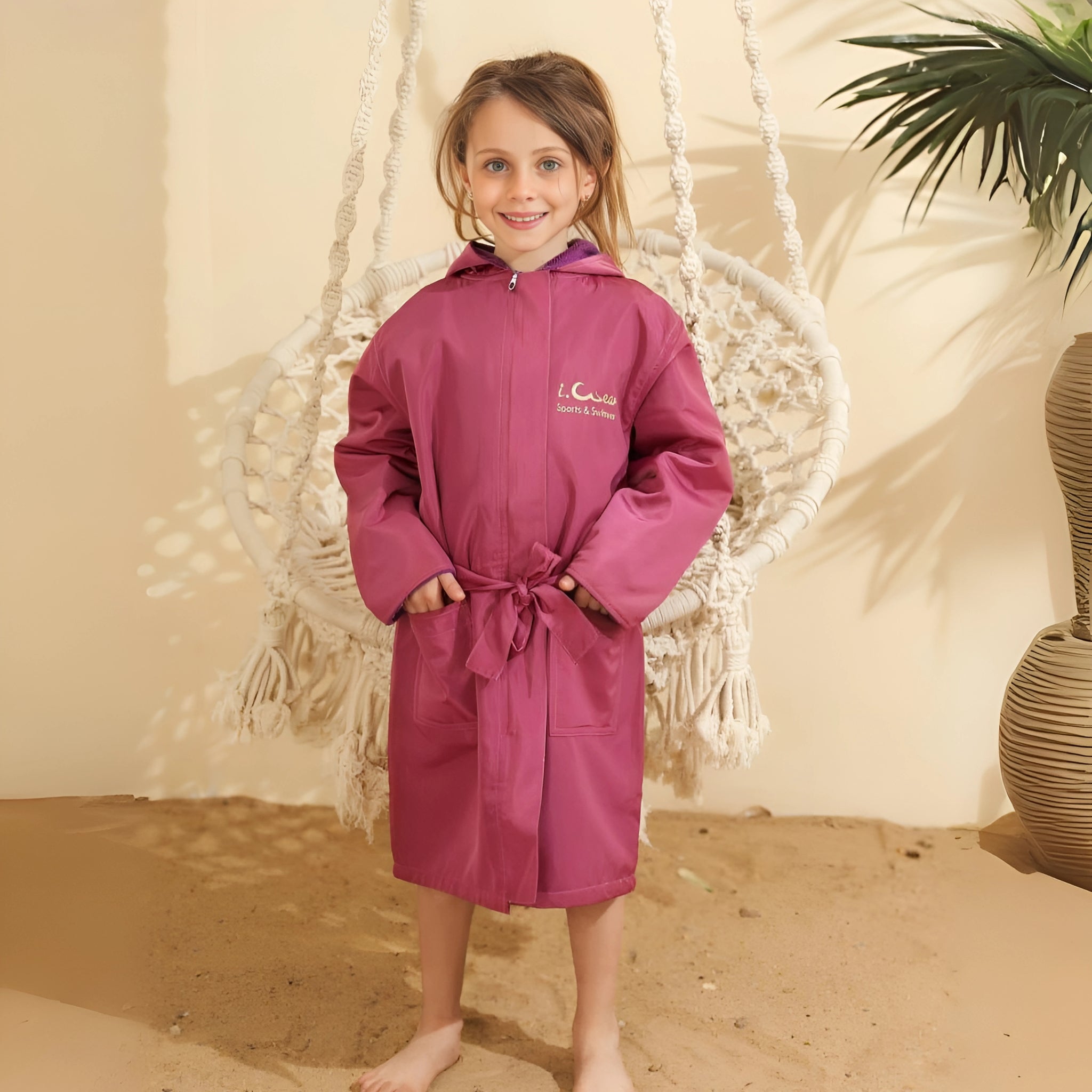 Basic Kashmir Waterproof Swim Robe – Little Toes Egypt